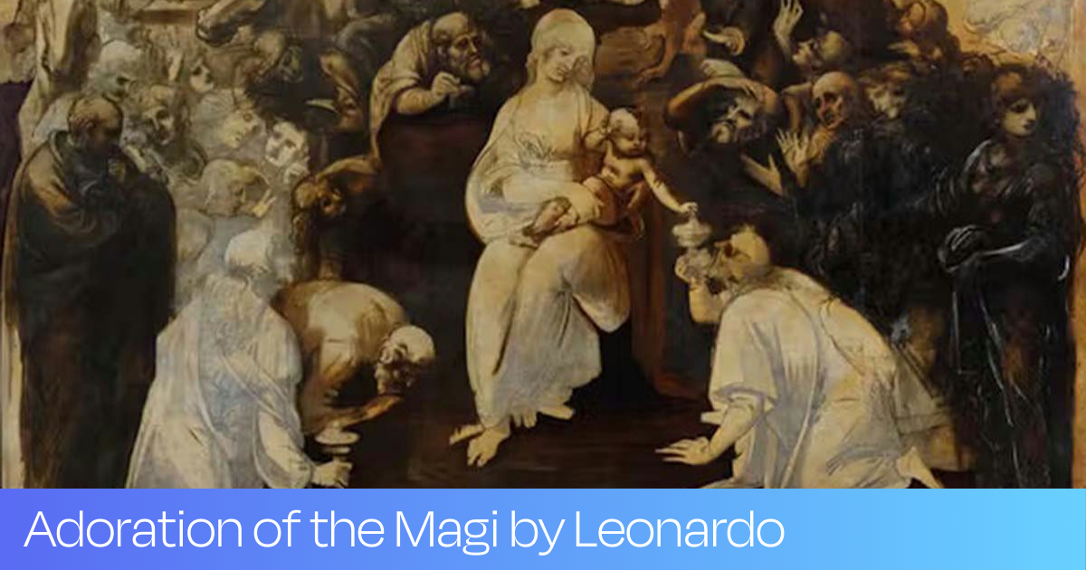 Adoration of the Magi by Leonardo: analysis and meaning
